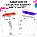 Tween & Teen Girl Birthday Games, Party Games, Teenager Party Favor ...