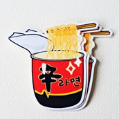 Ramen Sticker, Shin Ramen Sticker, Korean Food, Asian Food Sticker ...