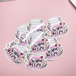 Warm and Cozy Sticker Cute Stickers, Fun Stickers, Decoration, Pretty ...
