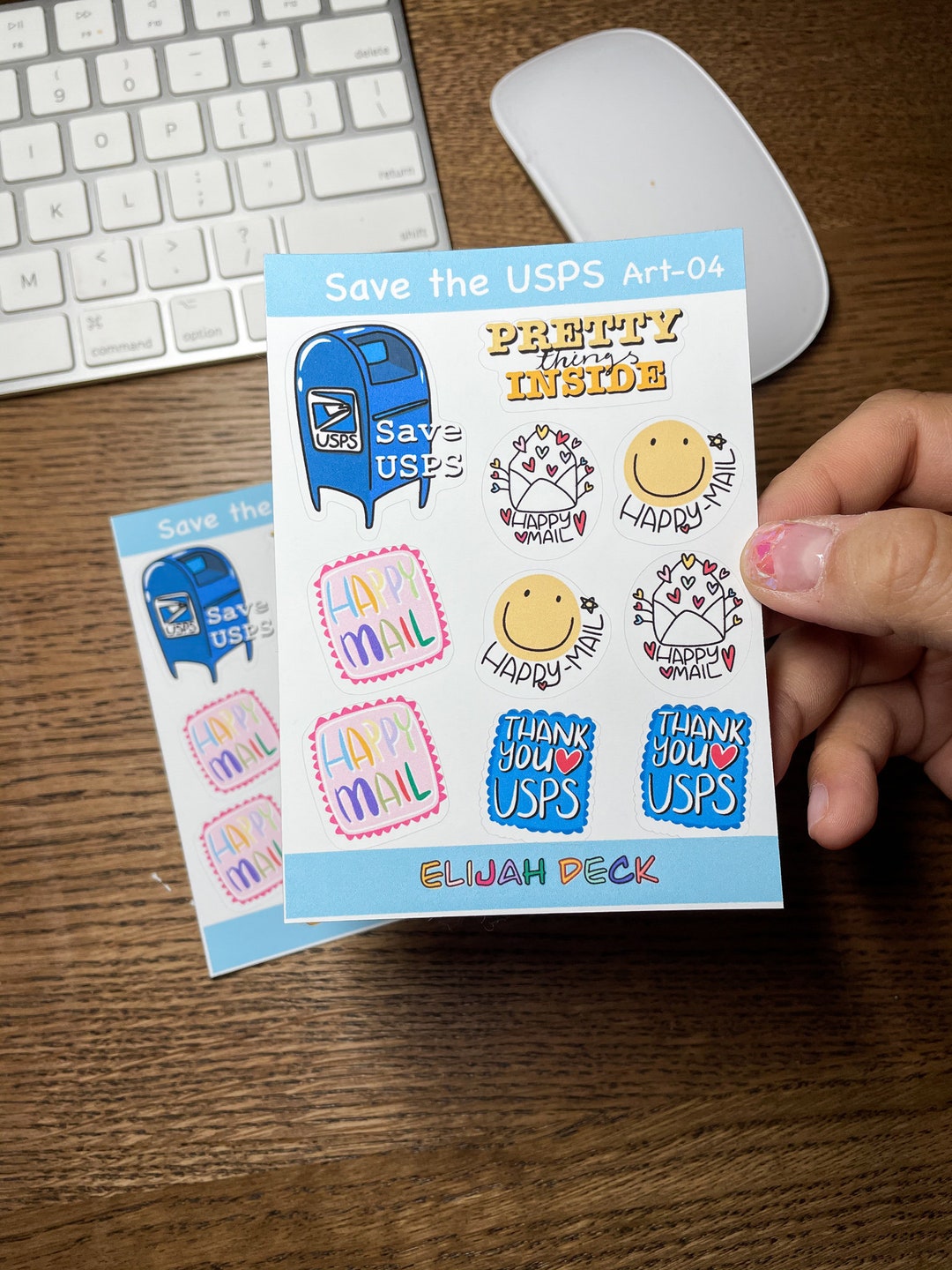 SAVE the USPS | Cute Sticker, Sticker Sheet, Decoration, Happy Mail ...