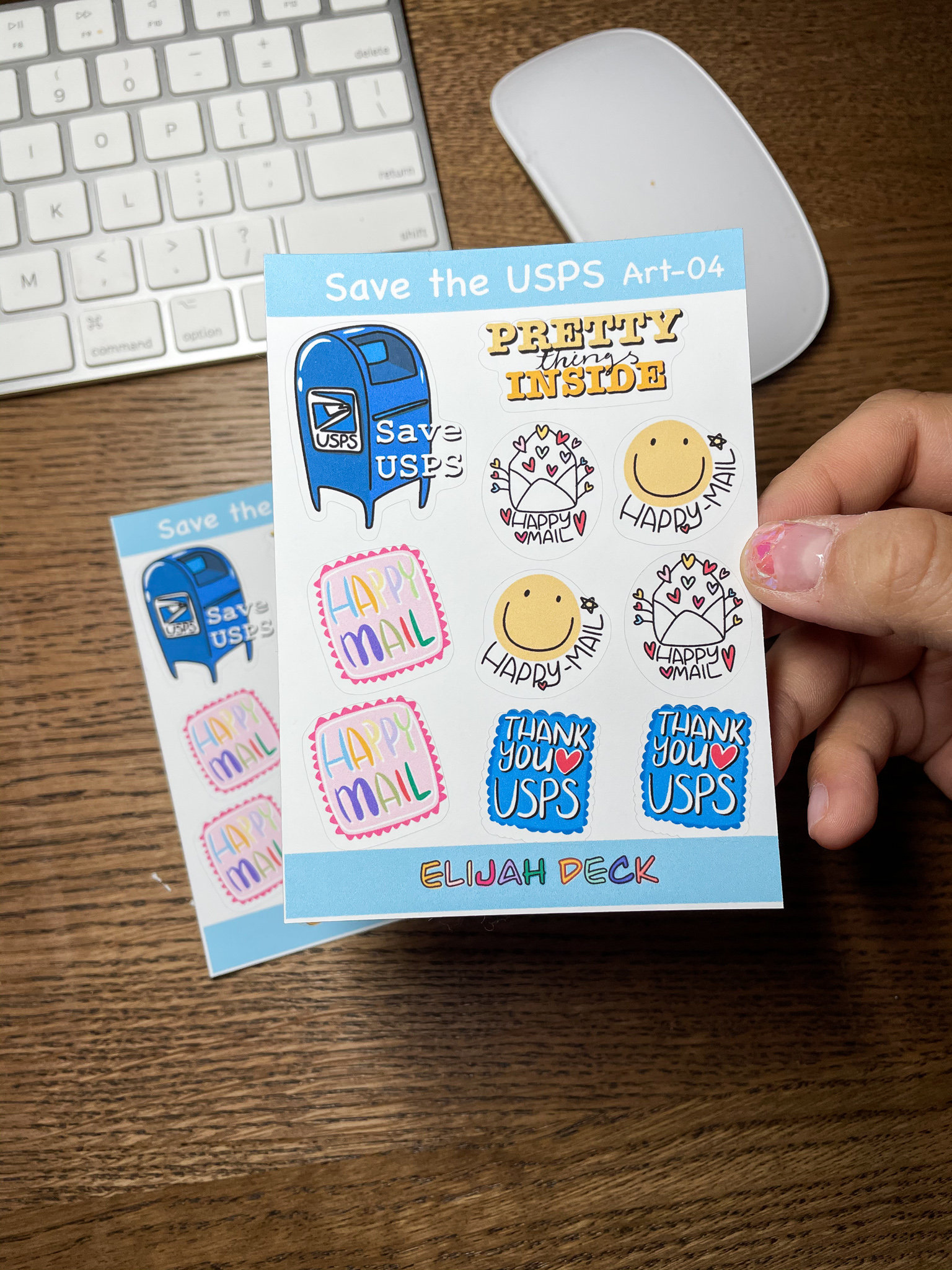 SAVE the USPS | Cute Sticker, Sticker Sheet, Decoration, Happy Mail ...