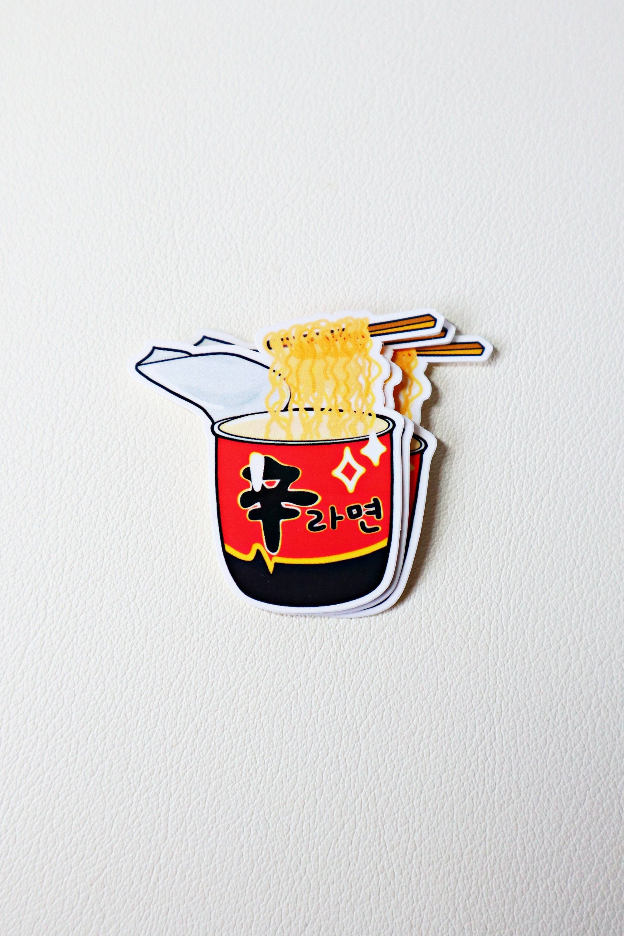 Ramen Sticker, Shin Ramen Sticker, Korean Food, Asian Food Sticker ...