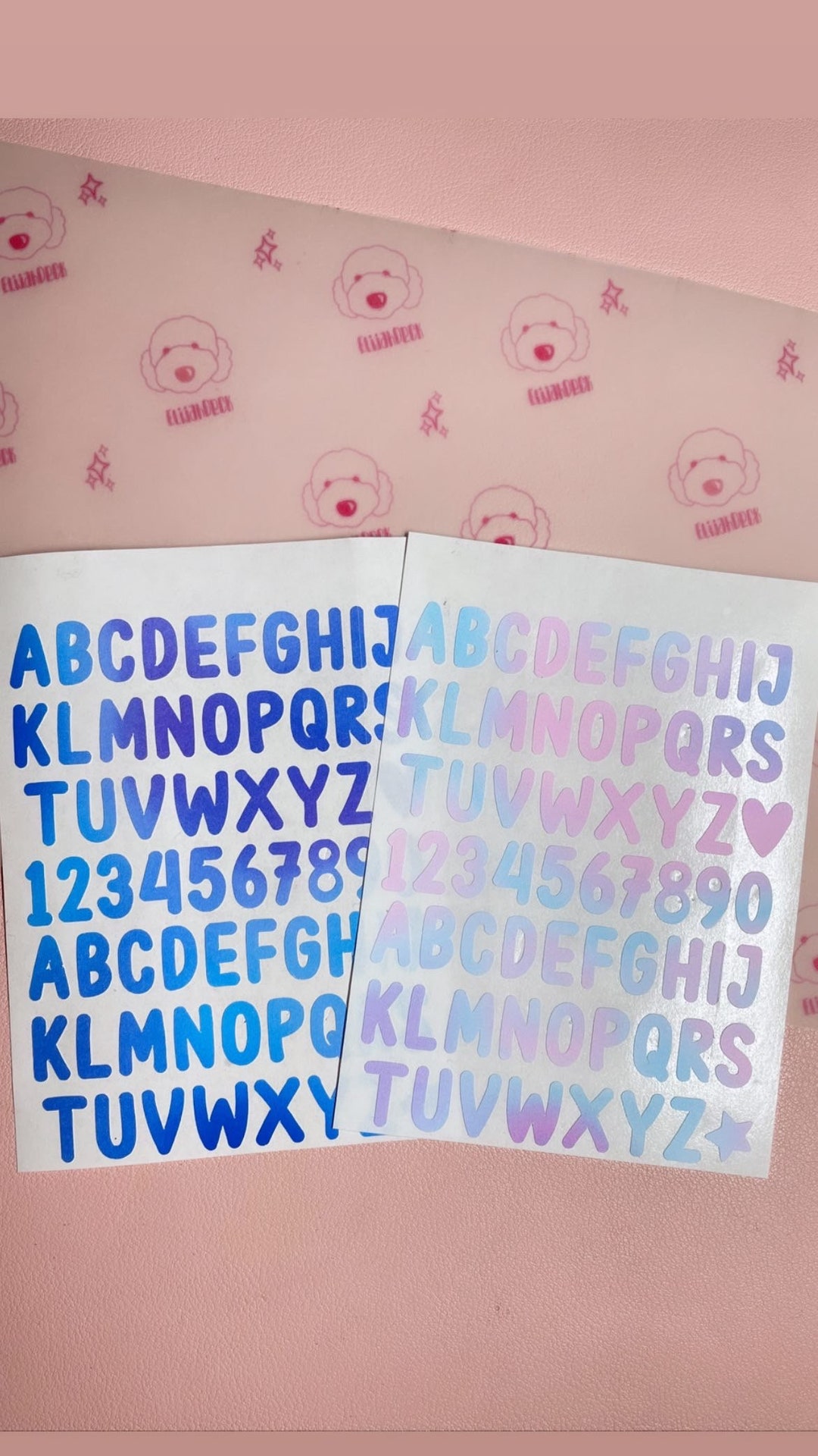 Alphabet Letters Stickers | Self Custom Stickers, Cute Stickers, Fun ...