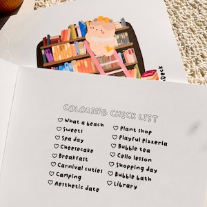 Coloring Book Vol.1 Heavy Weight Cardstock - Etsy