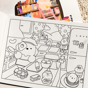 Coloring Book Vol.1 Heavy Weight Cardstock - Etsy