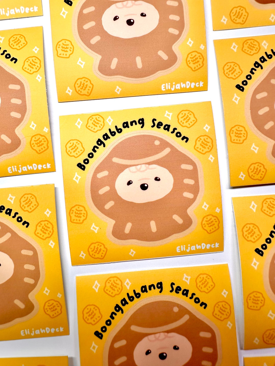 Boongabbang Season, Cute Sticker, Dessert Sticker, Korean Food Sticker ...
