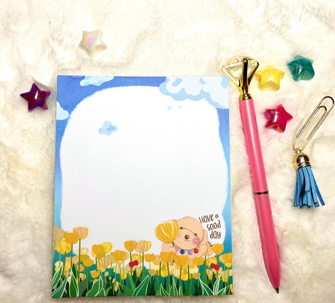 Spring Memo Pad | Flower Memo Pad, Notepad, Cute Memo Pad - Etsy UK