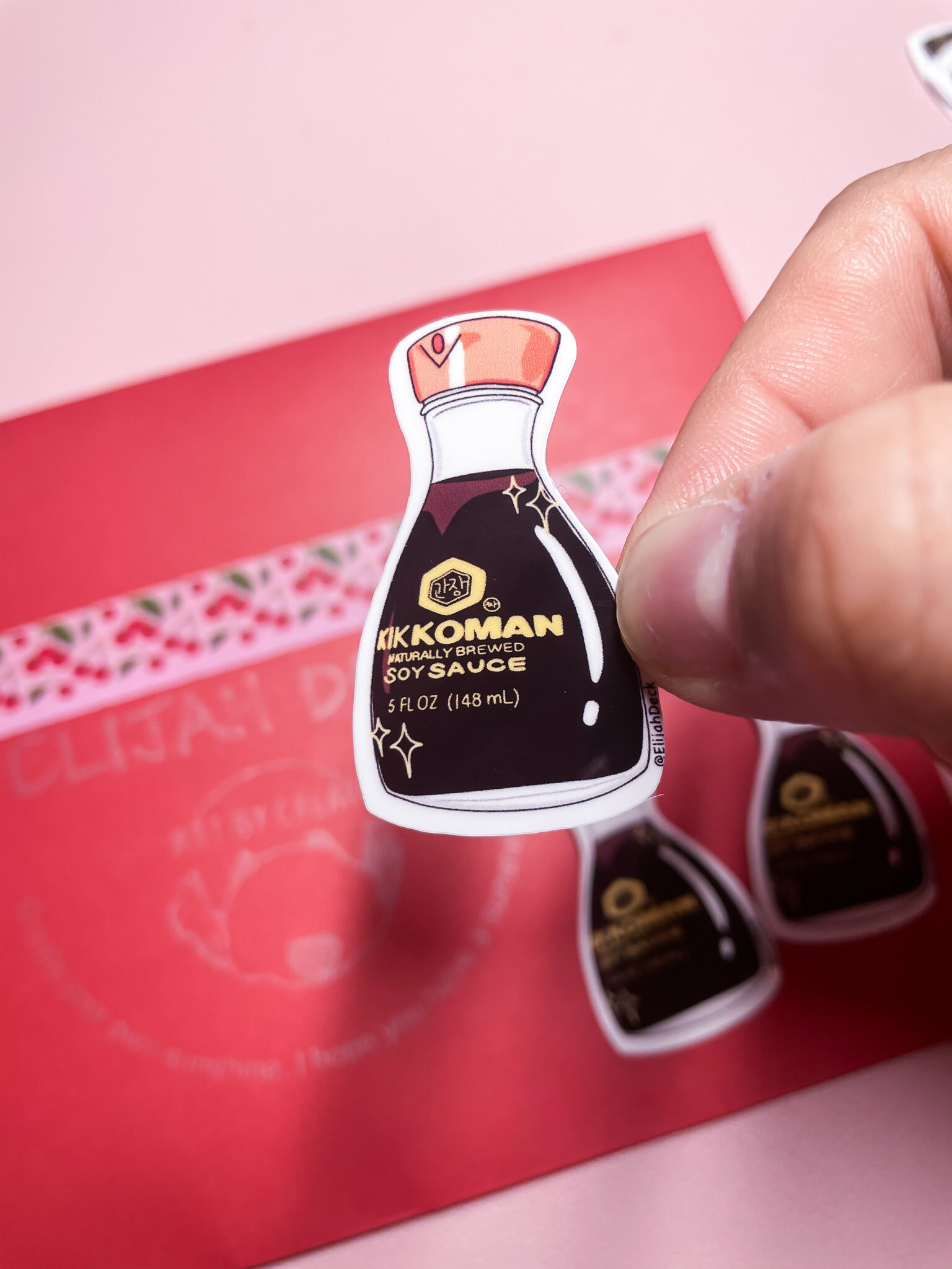 Soy Sauce Sticker Asian Food Sticker Food Sticker Cute | Etsy