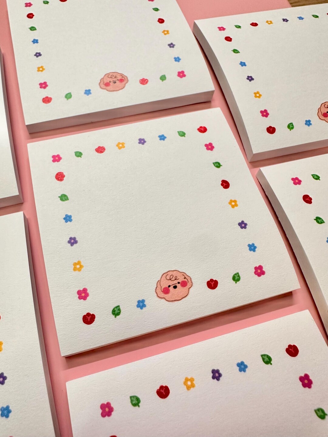 Simple Flower Post It, Memo Pad, Sticky Note, Cute Stationary - Etsy
