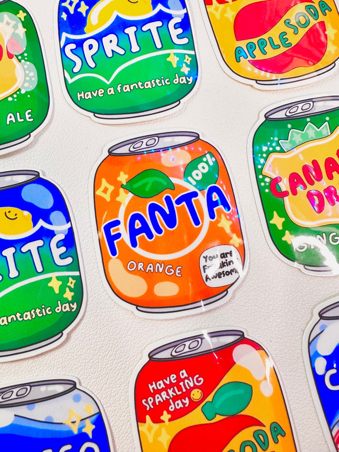 Fanta Sticker|asian Drink Stickers,cute Stickers,fun Stickers Fruit ...