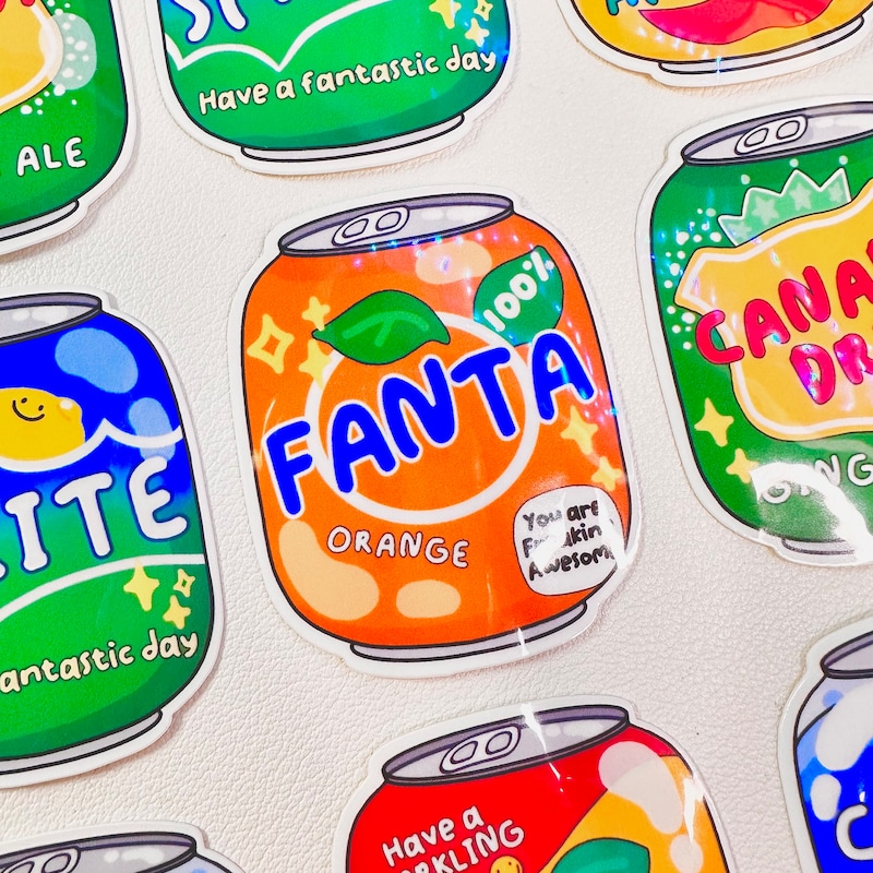 Fanta Sticker - Etsy