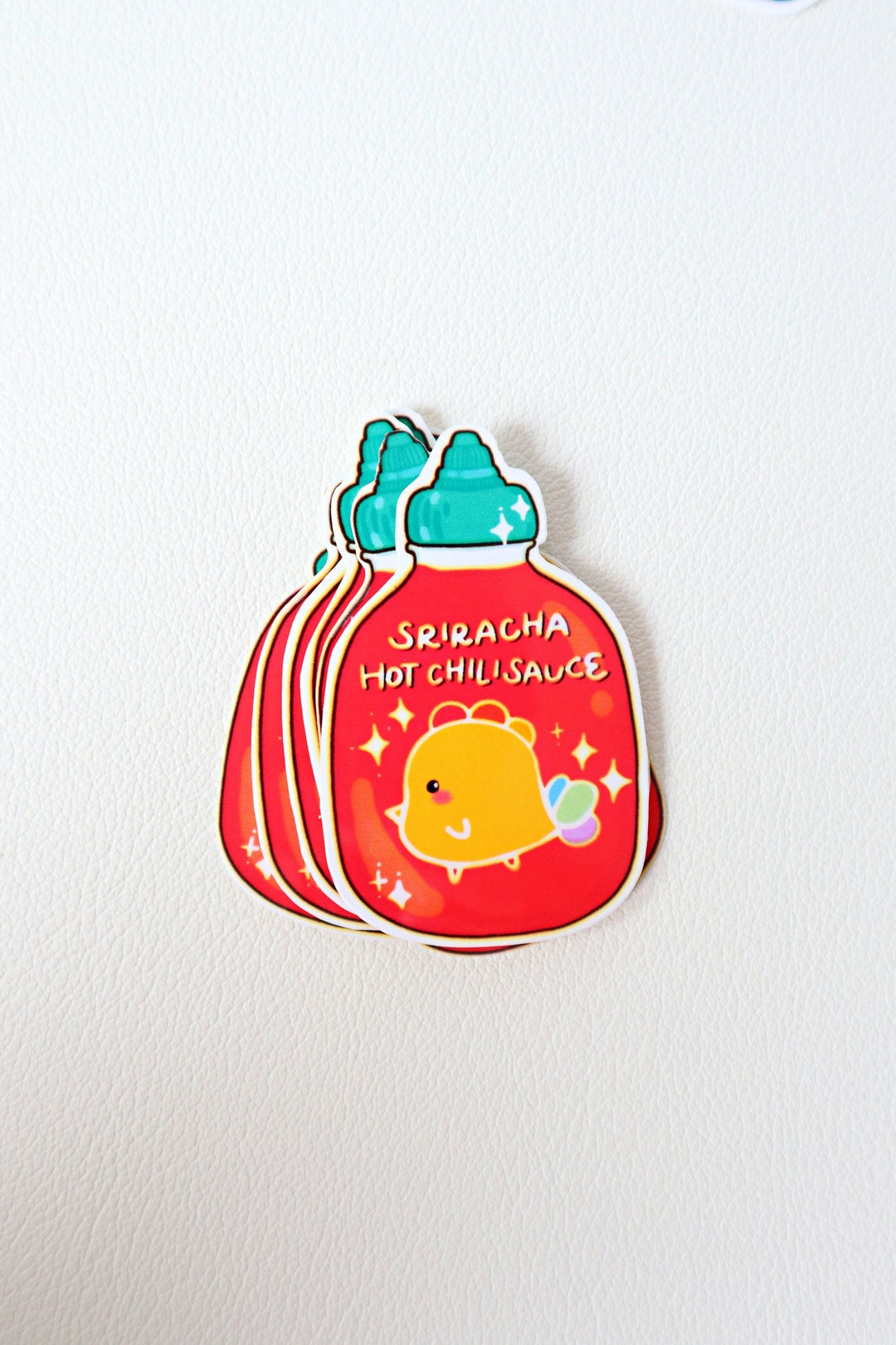 Sriracha Sauce | Hot Sauce Sticker, Asian Food Sticker, Food Sticker ...