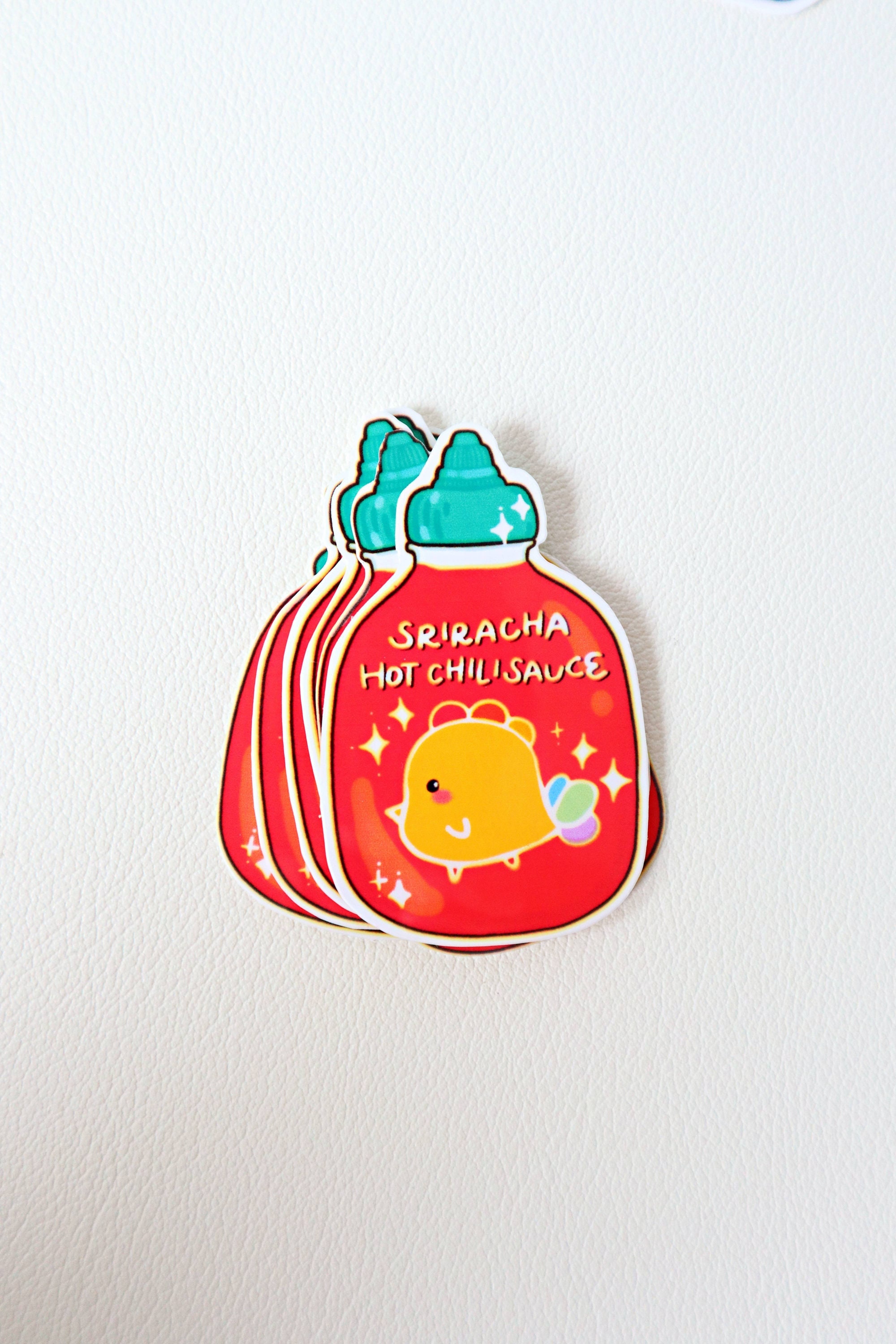Sriracha Sauce Hot Sauce Sticker Asian Food Sticker Food - Etsy