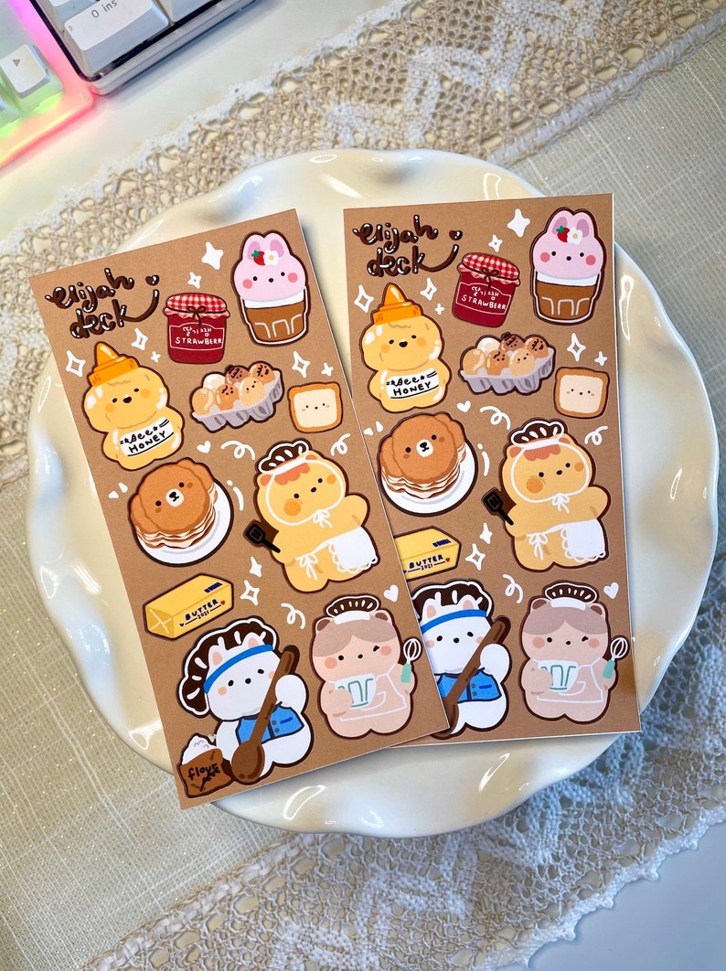 Baking Class 101 | Sticker Sheet | Matte - Etsy