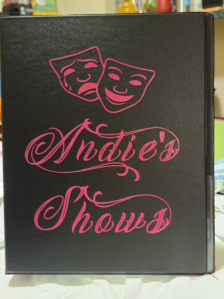 Custom Playbill/theatre Program Binder - Etsy