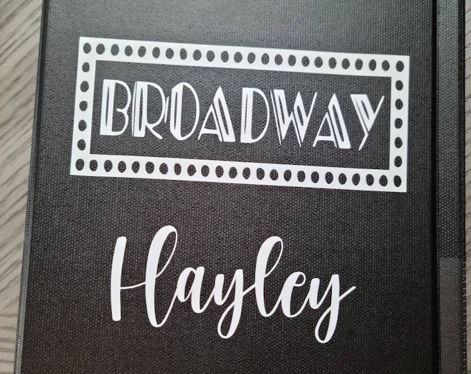 Custom Playbill/theatre Program Binder - Etsy