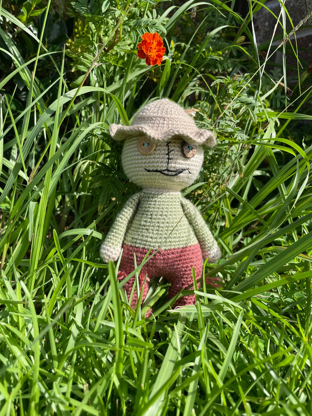 Halloween Gift.halloween Toy.scarecrow in Sweater and Pants - Etsy