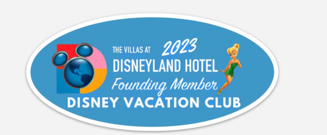 Decal DVC Disneyland Villas Tower Founder Decal/dvc Decal/disneyland ...