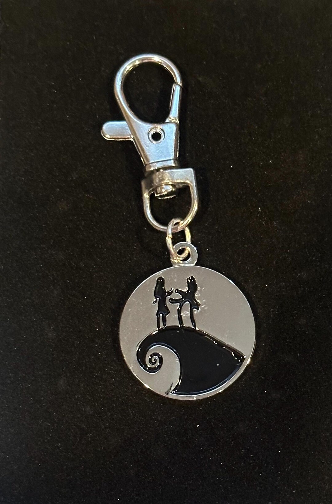 Jack and Sally Charm; Nightmare Before Christmas Charm; Jack and Sally ...