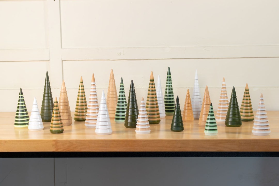 Upcycled Baseball Bat Scrap Wood Christmas Trees - Holiday Decor - Etsy