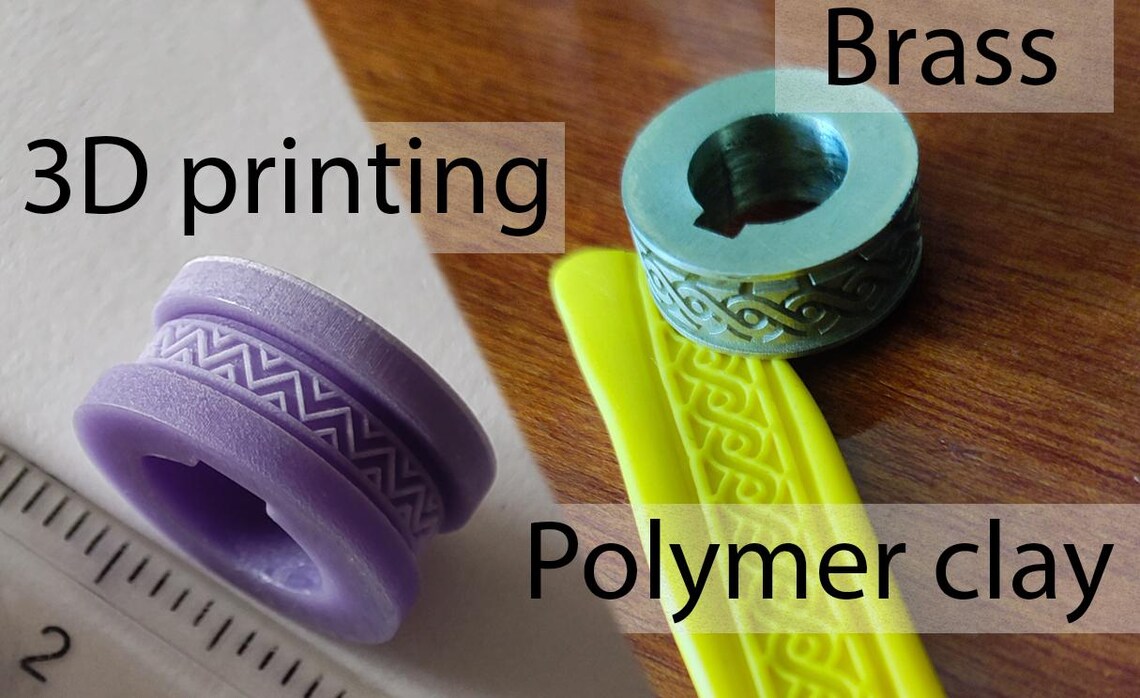 Leather and Clay Embossing Rollers | Pattern Rollers | Texture Roller # ...