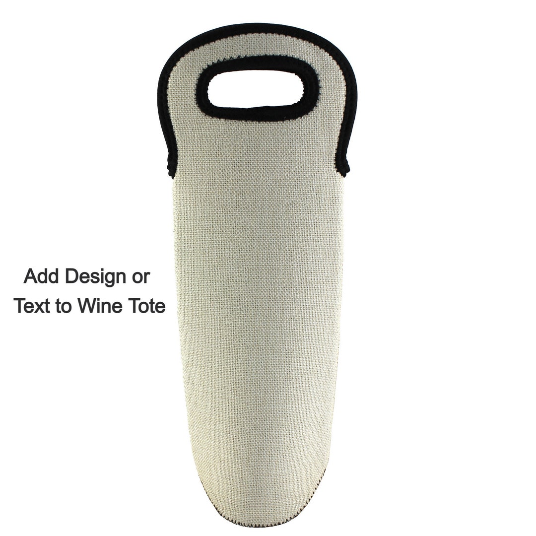 Customized/personalized Sublimated Wine Bottle Totes Bags - Etsy
