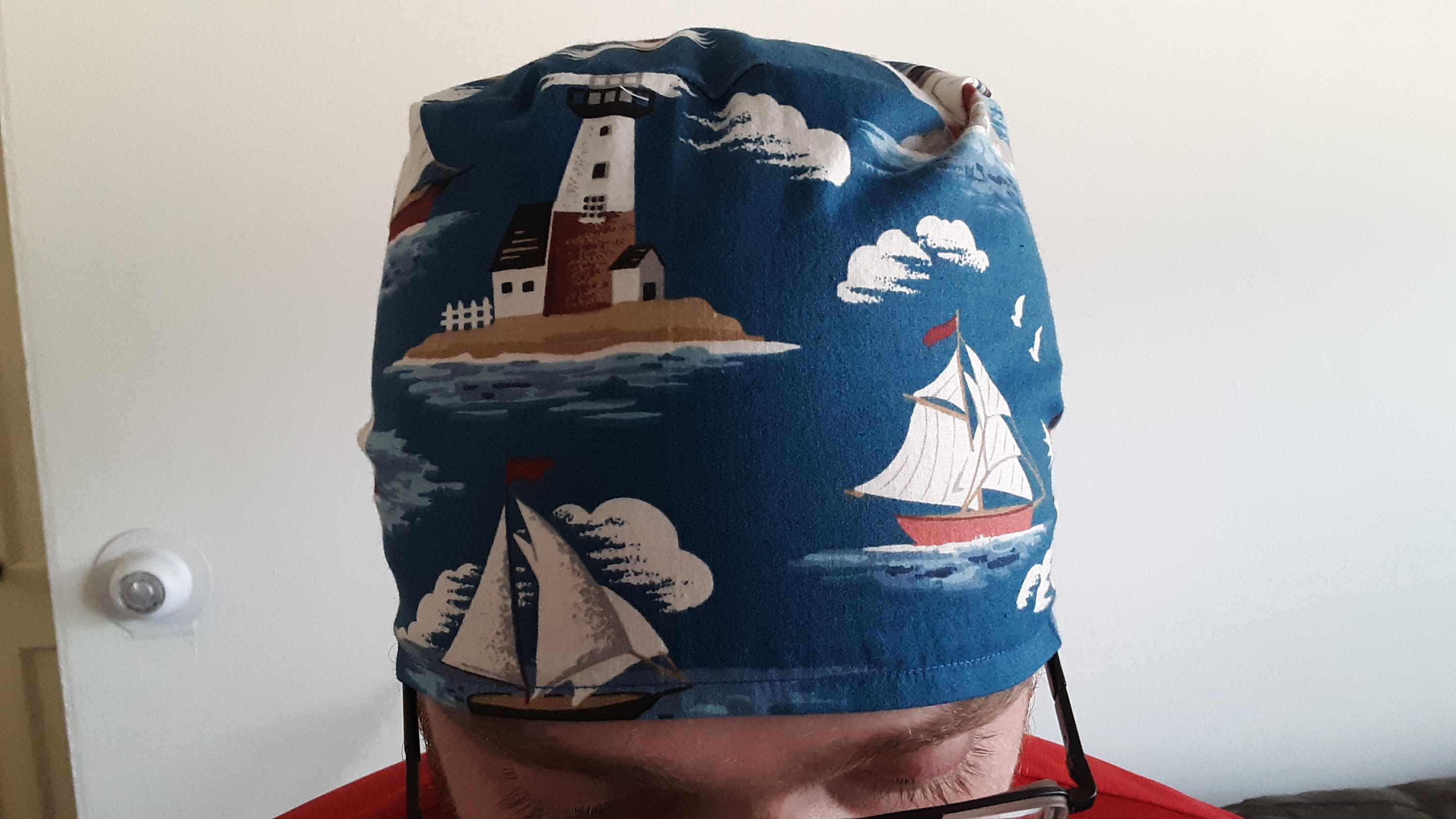 Drawstring Scrub Cap Sewing Pattern for Men and Women unisex - Etsy