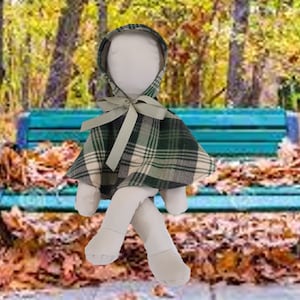 Doll Capelet Sewing Pattern (instant Download) Multi Size, Easy for ...