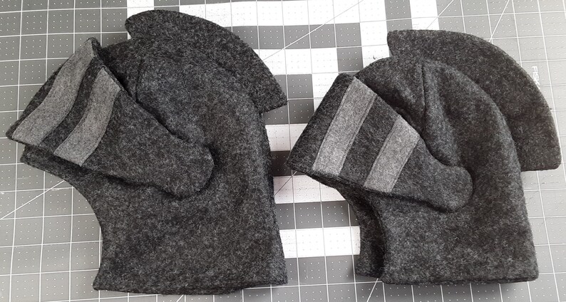 Knight's Helmet Hat Sewing Pattern 5 Sizes in One PDF | Etsy