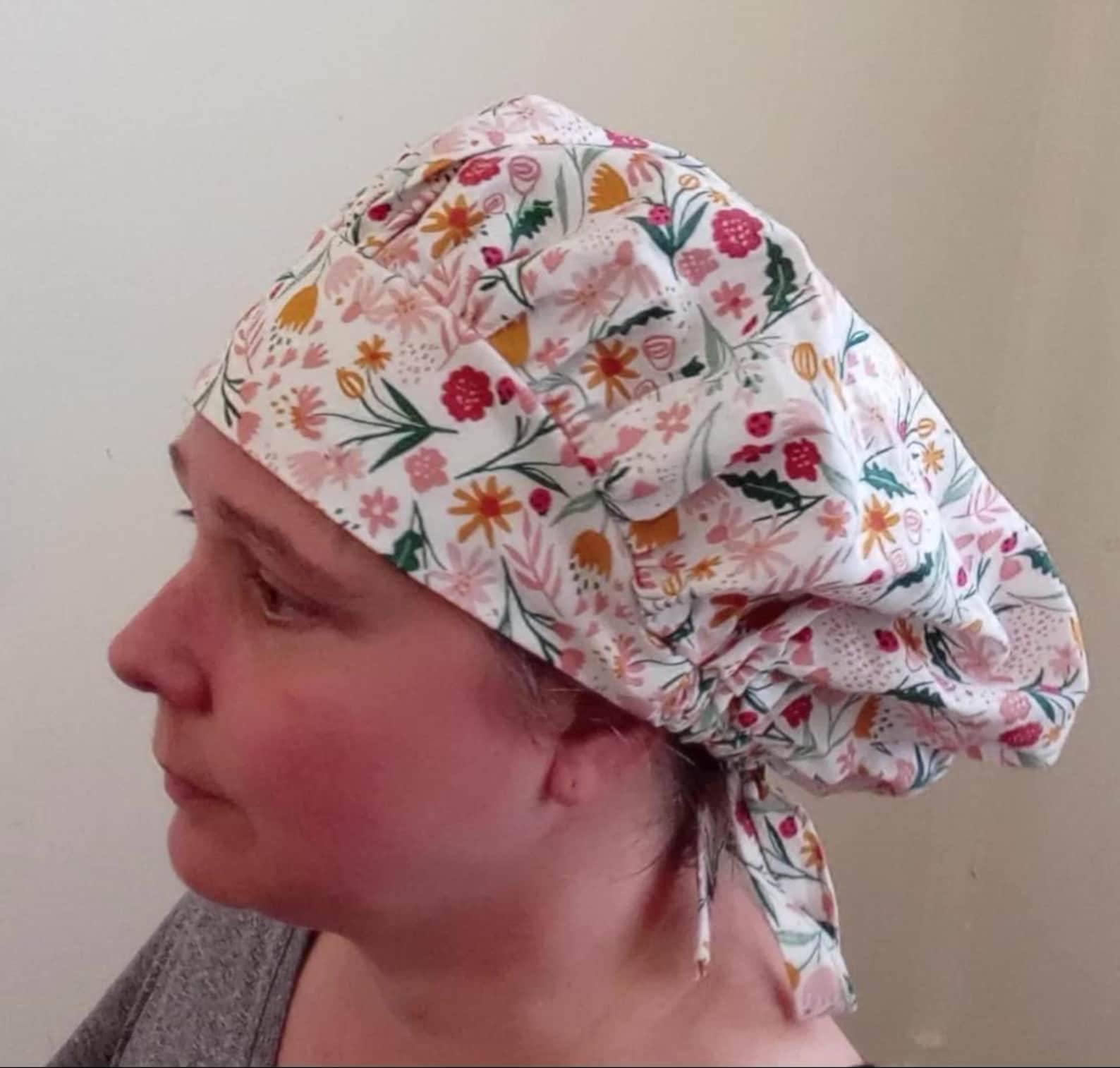 Drawstring Bouffant Surgical Cap Sewing Pattern With Video Tutorial - Etsy