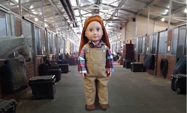 18 Inch Doll Overalls Outfit With Shirt and Boots instant - Etsy