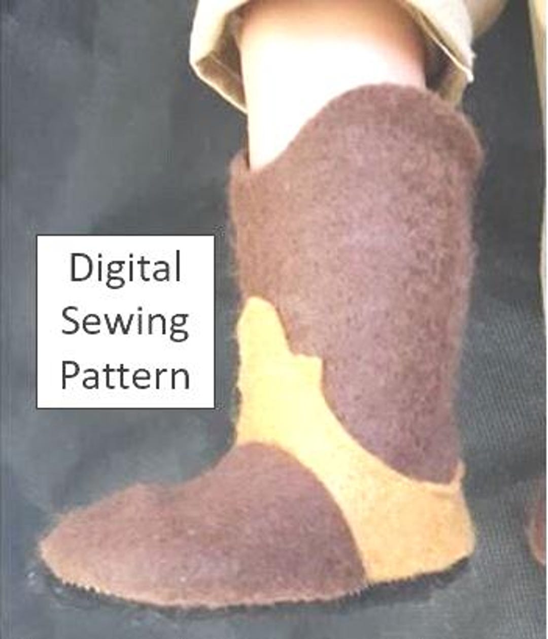 18 Inch Doll Western Boots Sewing Pattern (instant Download PDF With ...