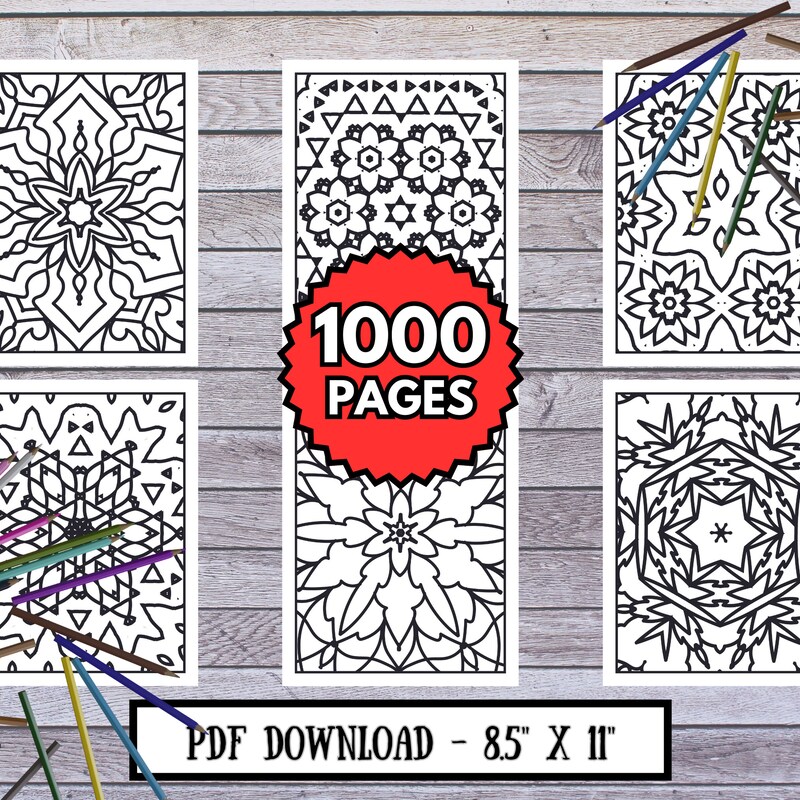 Mandala Coloring Page - Etsy