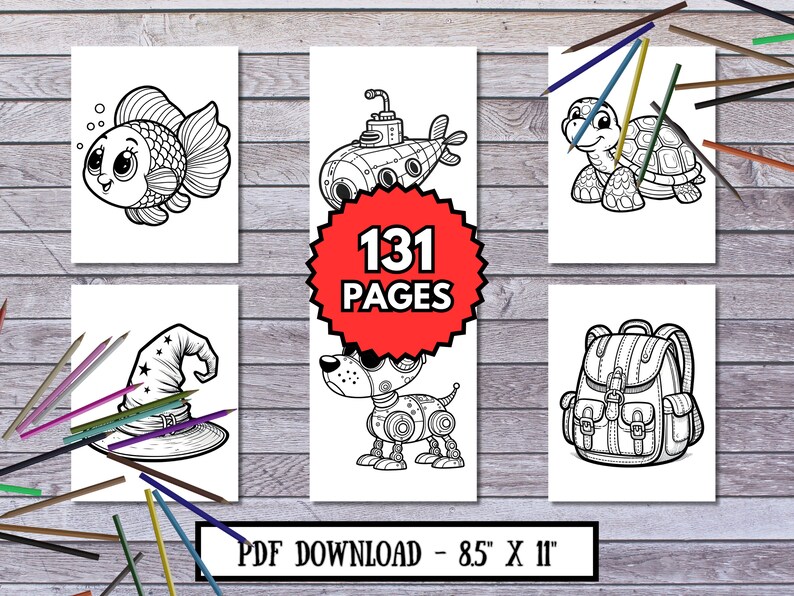 Cute and Fun Bold, Easy Coloring Pages Big Designs Coloring Book for ...