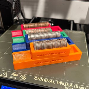 3D Printed Coin Wrapping/hunting Bundle Coin Sorter Coin Counter Coin ...