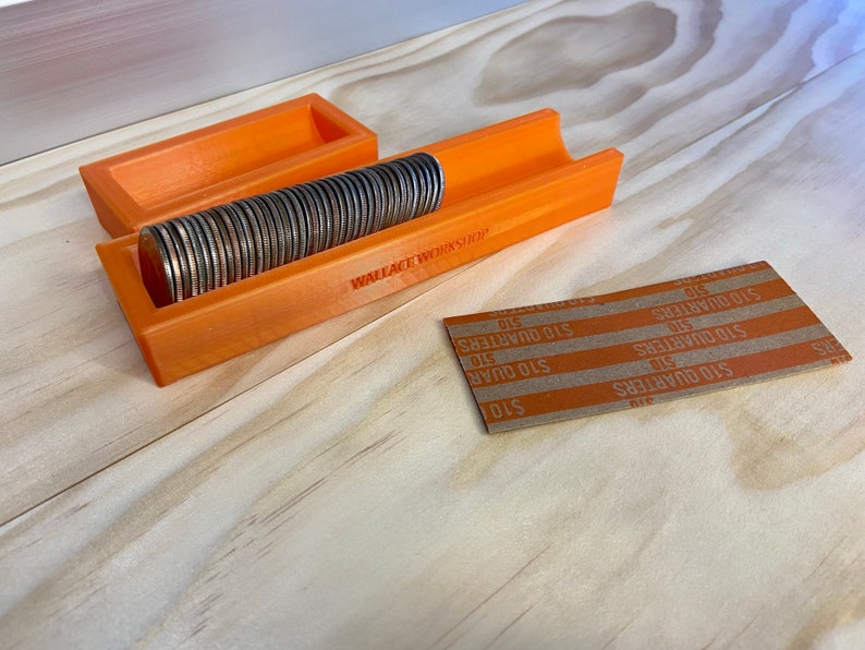 3D Printed Quarter Rolling/hunting Tray - Kit - Coin Sorter - Coin ...