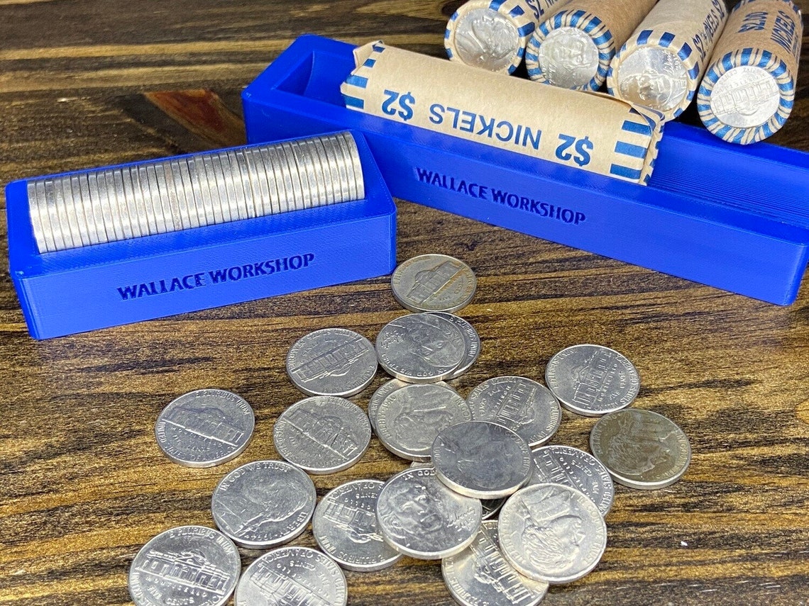 3D Printed Coin Wrapping/hunting Bundle Coin Sorter Coin Counter Coin ...