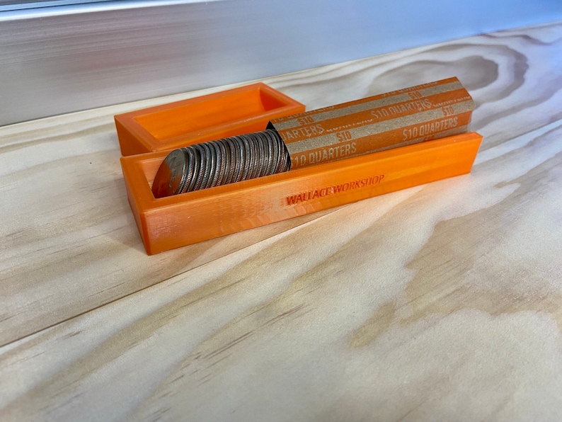 3D Printed Quarter Rolling/hunting Tray - Kit - Coin Sorter - Coin ...