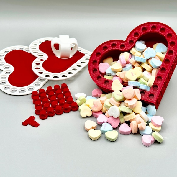 Heart Shaped Puzzle Box - Etsy