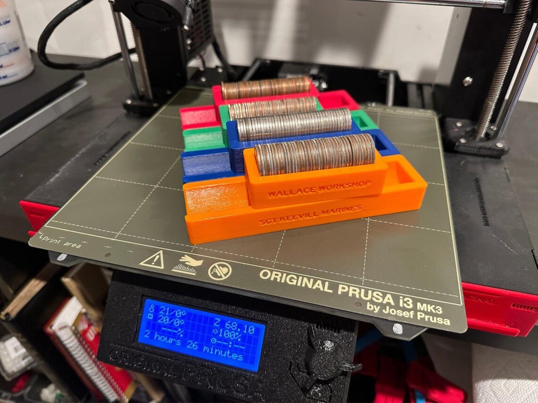 3D Printed Coin Wrapping/hunting Bundle - Coin Sorter - Coin Counter - Coin Roller - Etsy