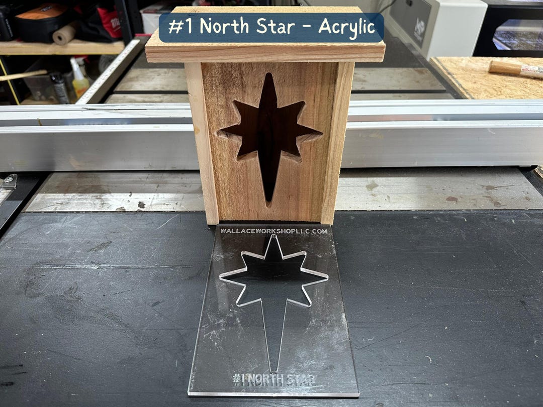 Router Templates for Christmas Lantern Made From Acrylic | for ...