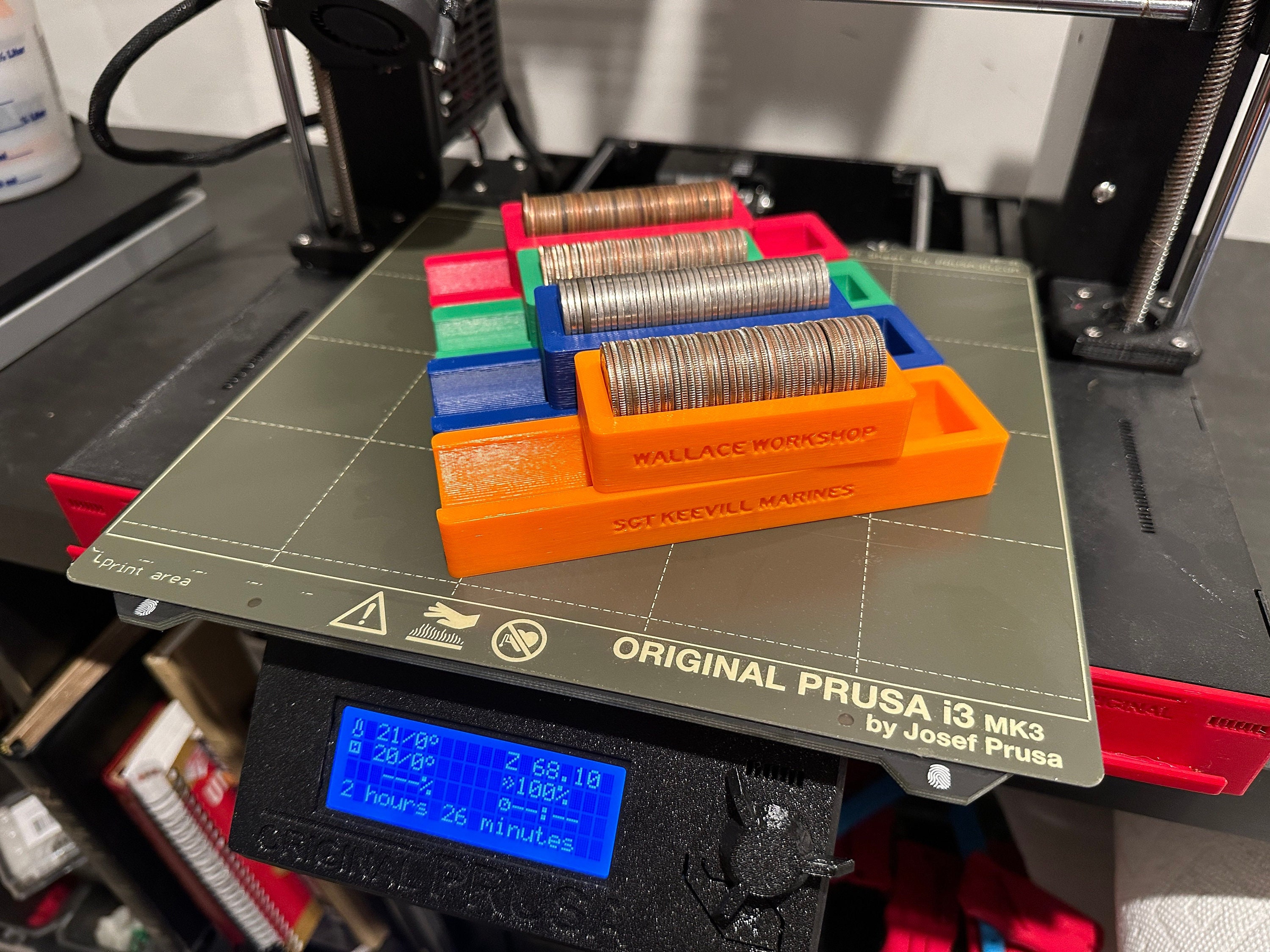 3D Printed Coin Wrapping/hunting Bundle Coin Sorter Coin Counter Coin ...