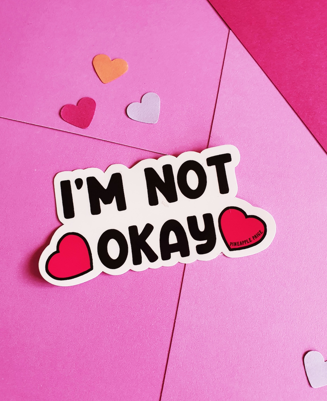 I'm Not Okay Sticker, Emo Stickers, My Chem, Laptop Stickers, Emo is ...