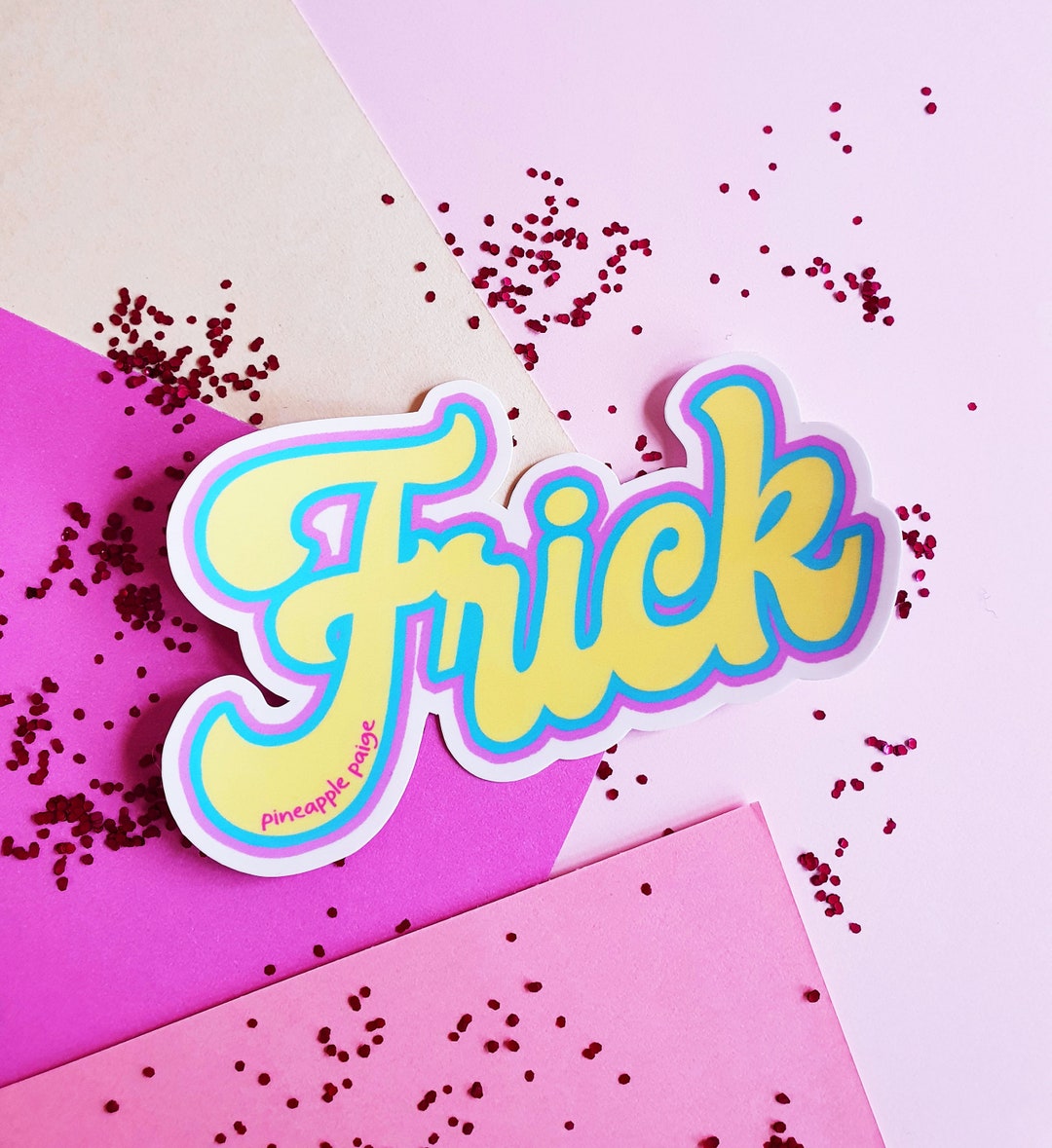 Frick Sticker, Child Safe Swear Words, Safe for Work Sticker, Stickers ...