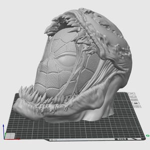 Spiderman Venom Headphone Stand STL File: 3D Printing Digital Download ...