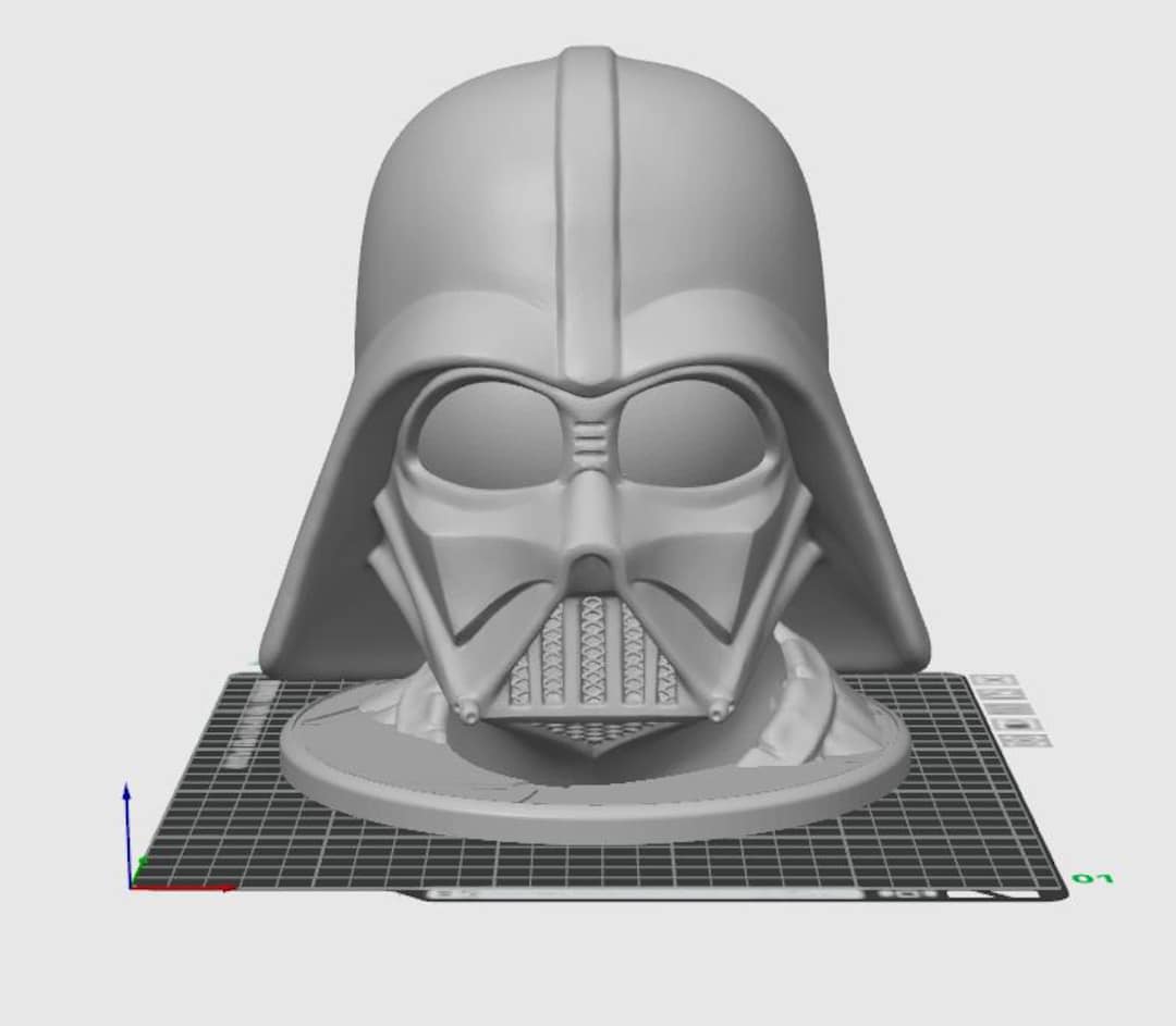 Darth Vader Headphone Stand STL File: 3D Printing Model (digital ...