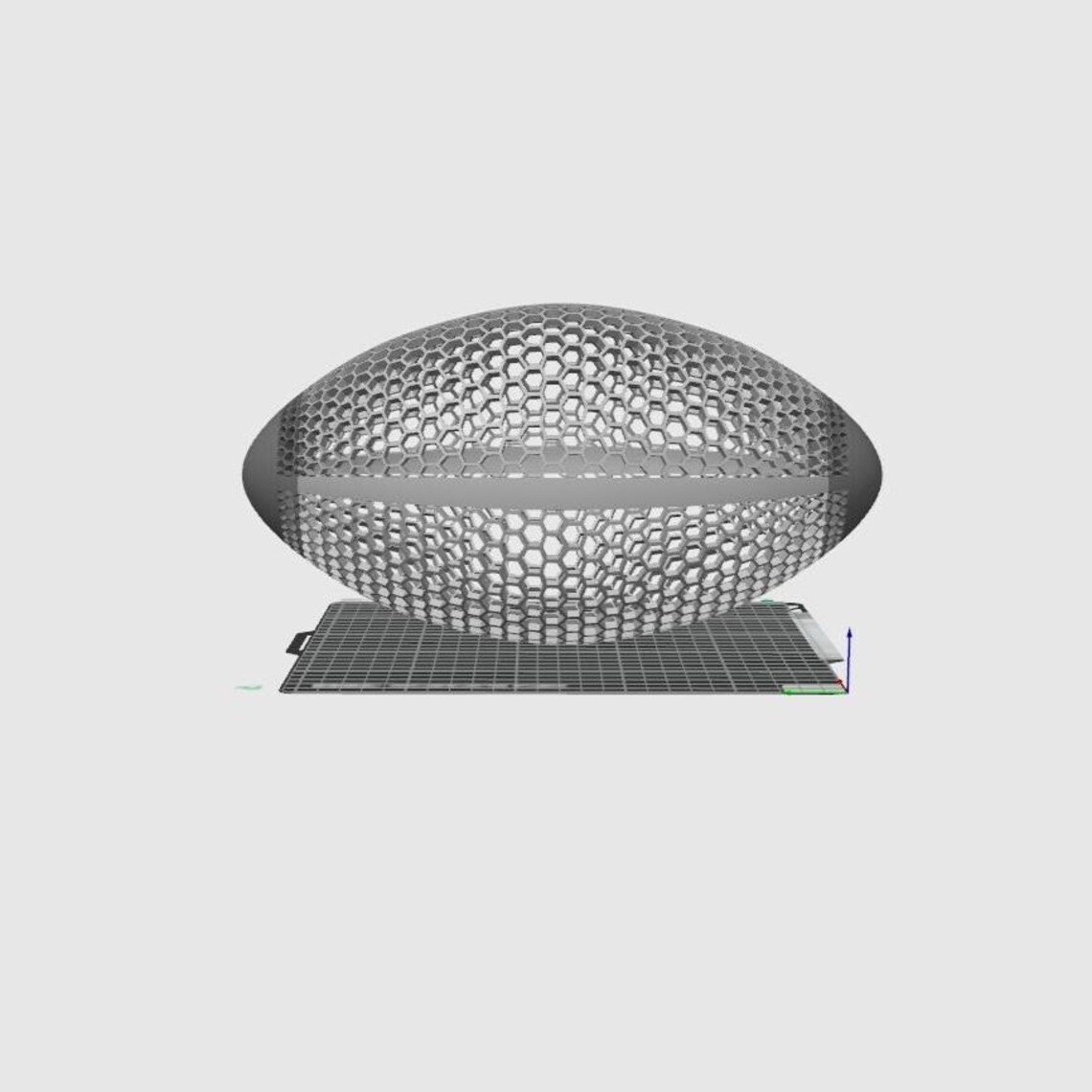 Airless American Football STL File: 3D Printing Model (digital Download ...