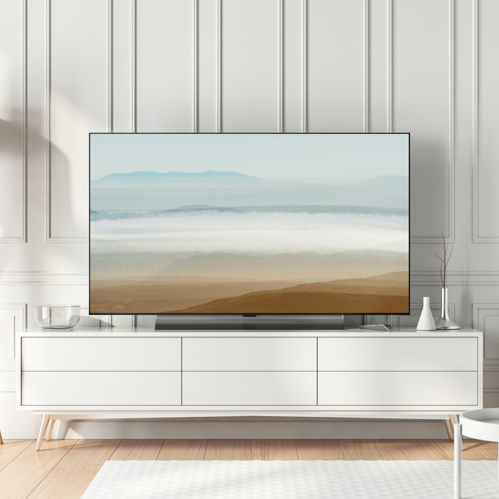 Samsung Frame TV Art Abstract Landscape Art Downloadable | Etsy