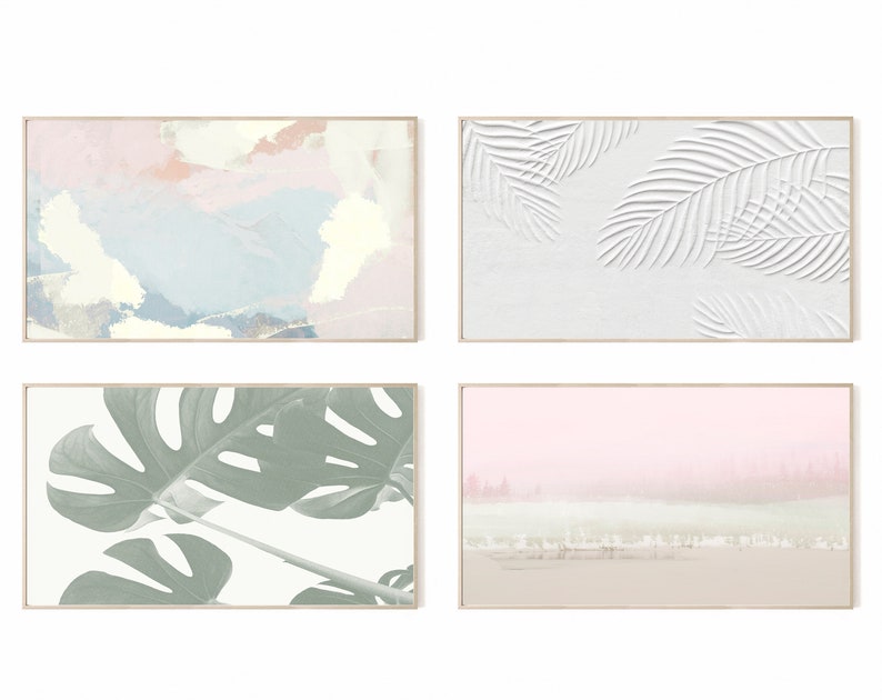 Arte para TV Samsung The Frame: 40 impresiones abstractas neutras ...