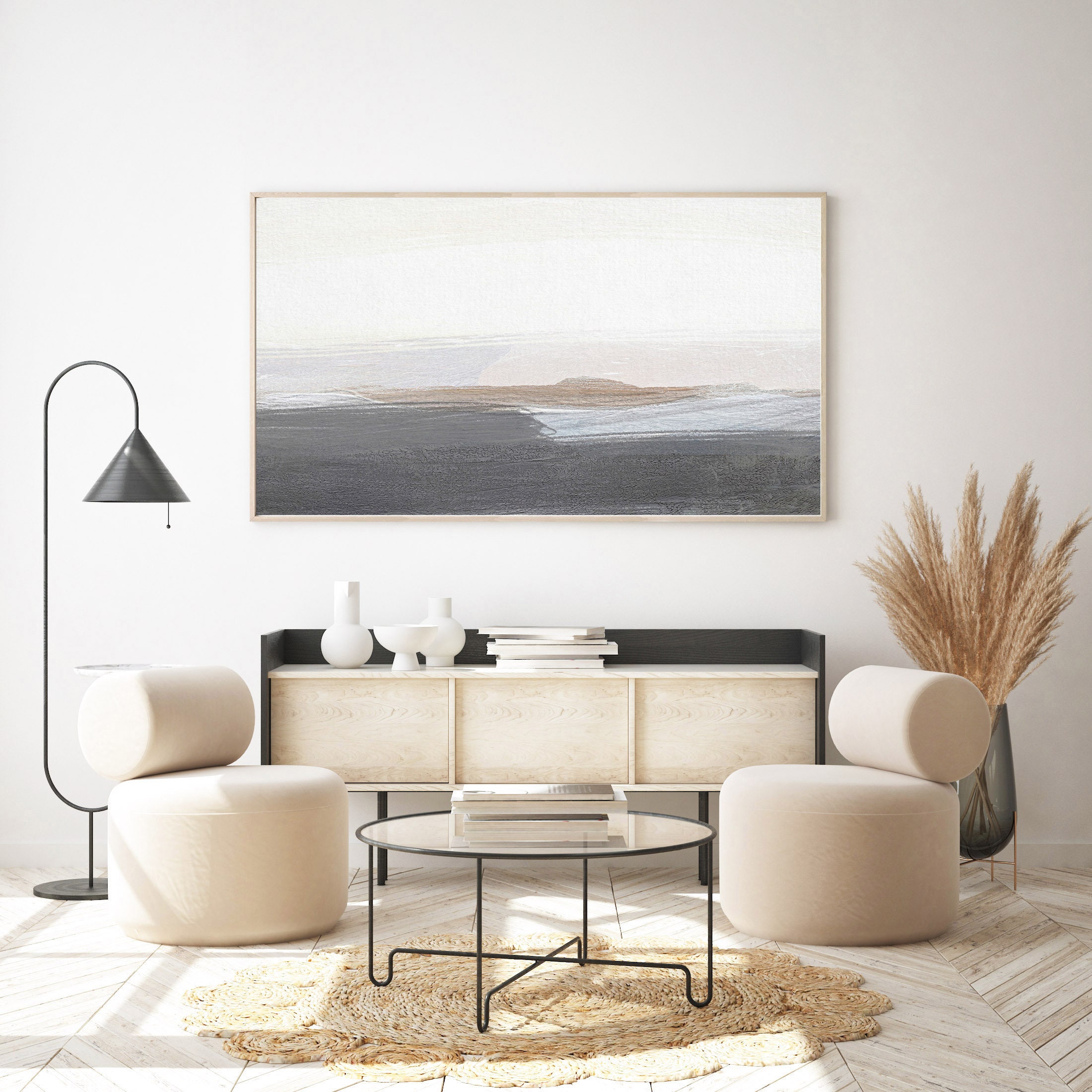 Samsung Frame TV Art Neutral Abstract Frame TV Artwork Soft - Etsy